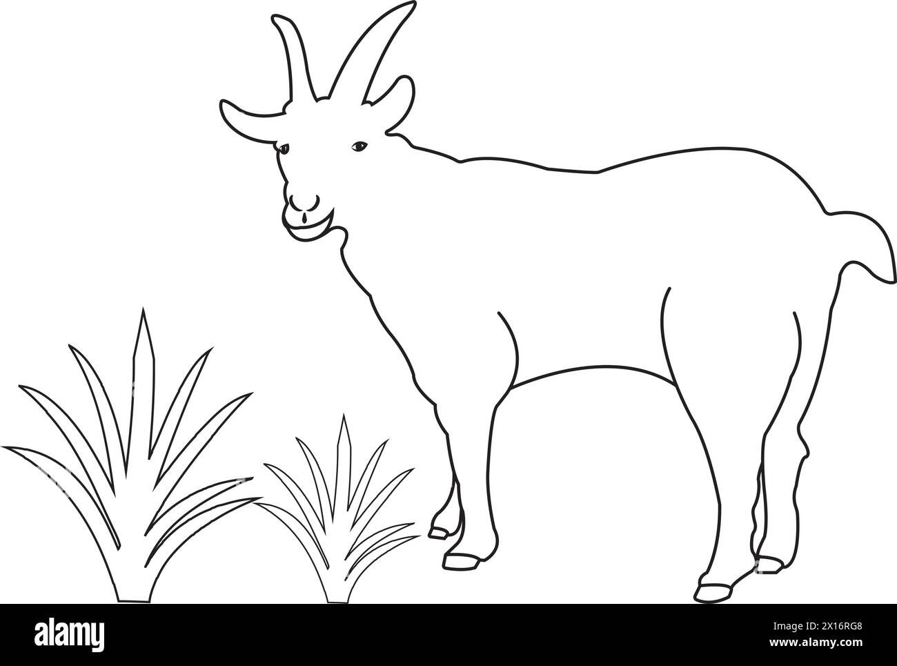 Goat icon vector illustration simple design Stock Vector Image & Art ...