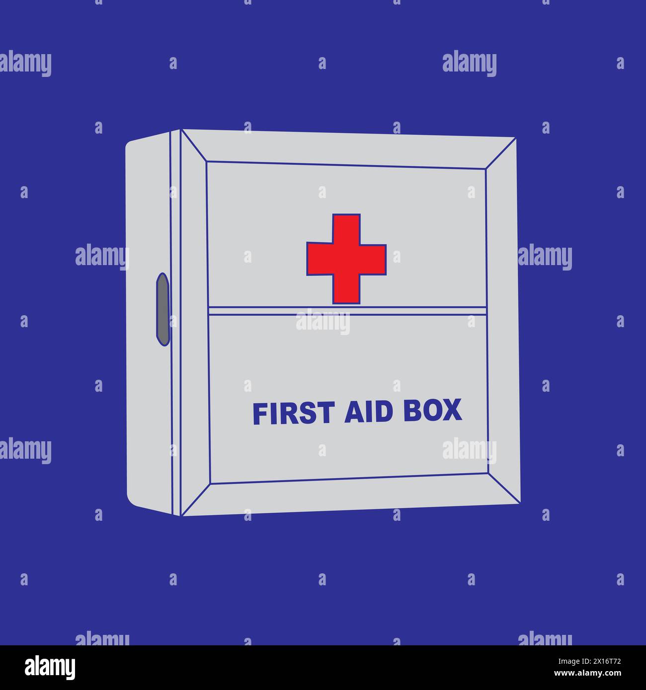 Medicine storage box vector illustration simple design Stock Vector ...