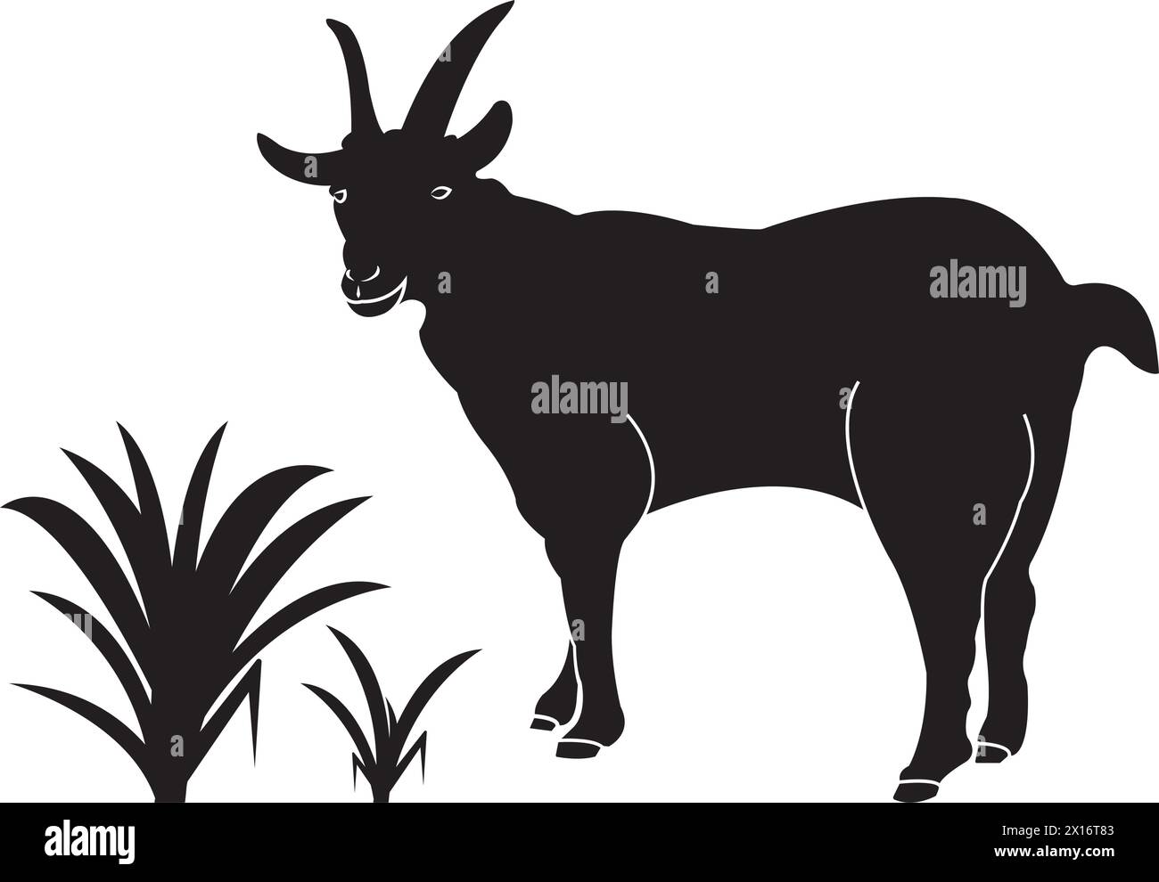 Goat icon vector illustration simple design Stock Vector Image & Art ...