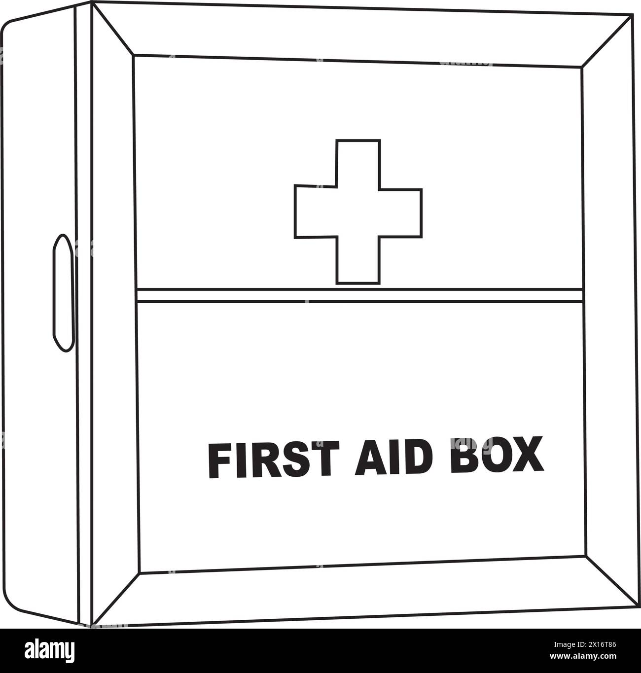 Medicine storage box vector illustration simple design Stock Vector ...