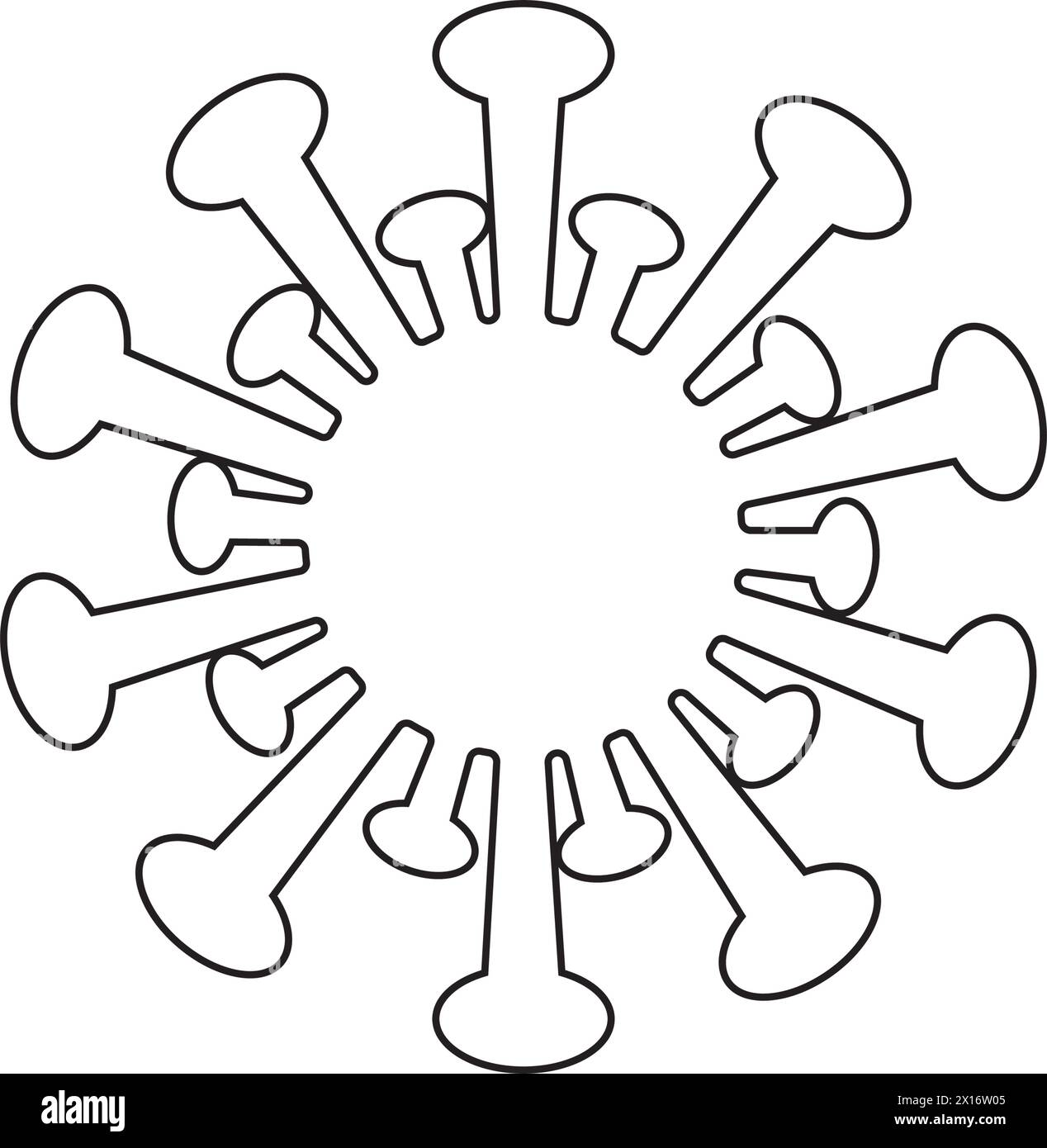 Bacteria, microbes, virus icon vector a symbol template Stock Vector ...
