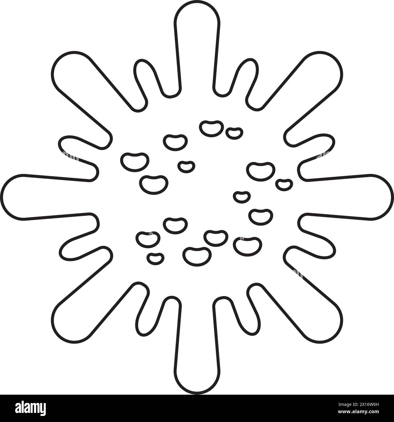 Bacteria, microbes, virus icon vector a symbol template Stock Vector ...
