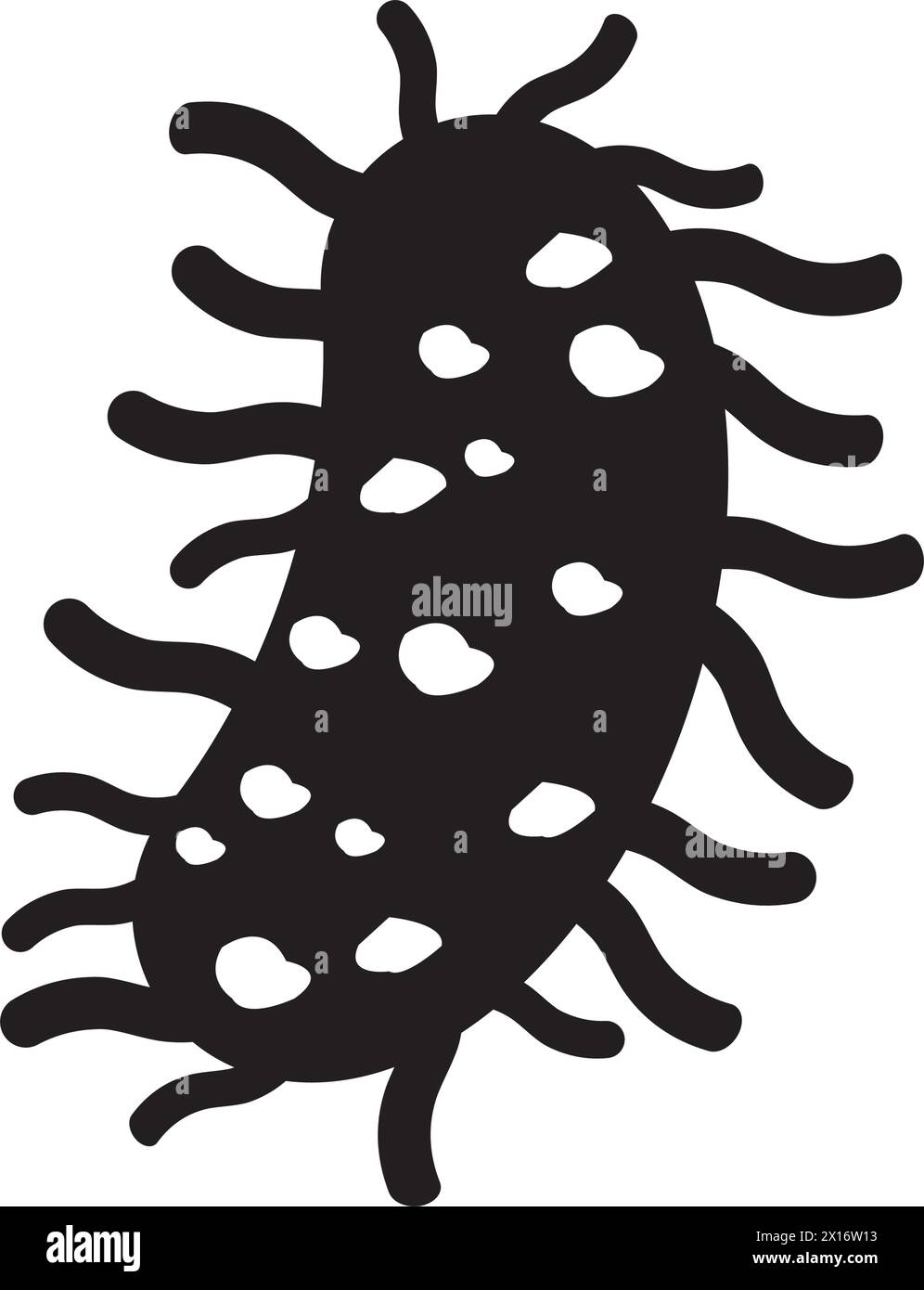 Bacteria, microbes, virus icon vector a symbol template Stock Vector ...