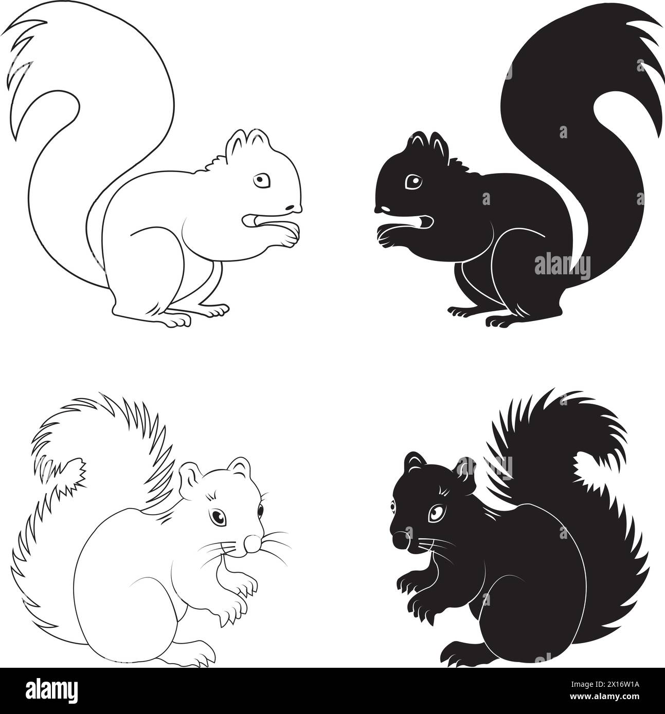 Squirrel icon vector illustration simple design Stock Vector Image ...