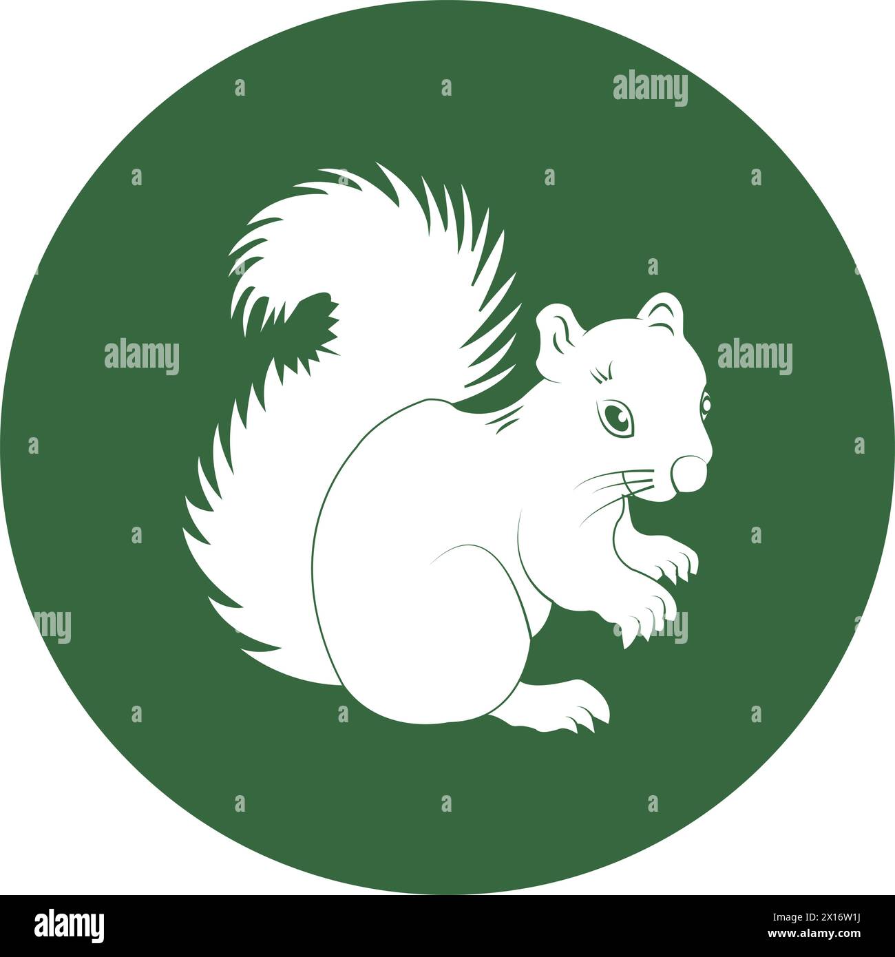 Squirrel icon vector illustration simple design Stock Vector Image ...