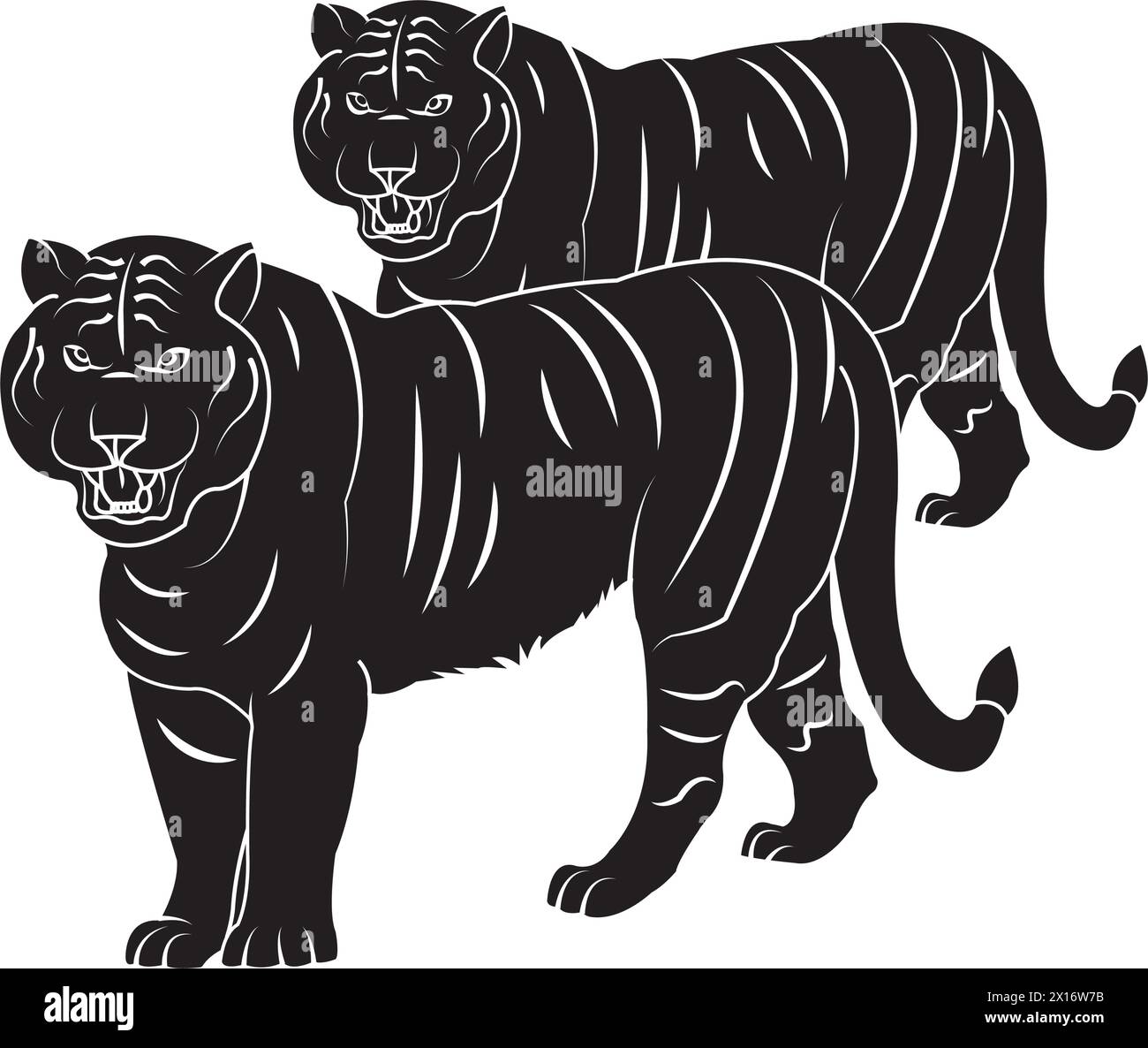 Tiger icon vector illustration simple design Stock Vector Image & Art ...