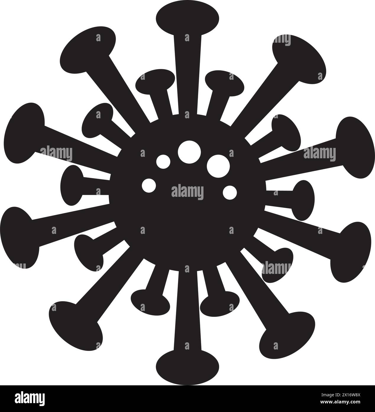 Bacteria, microbes, virus icon vector a symbol template Stock Vector ...