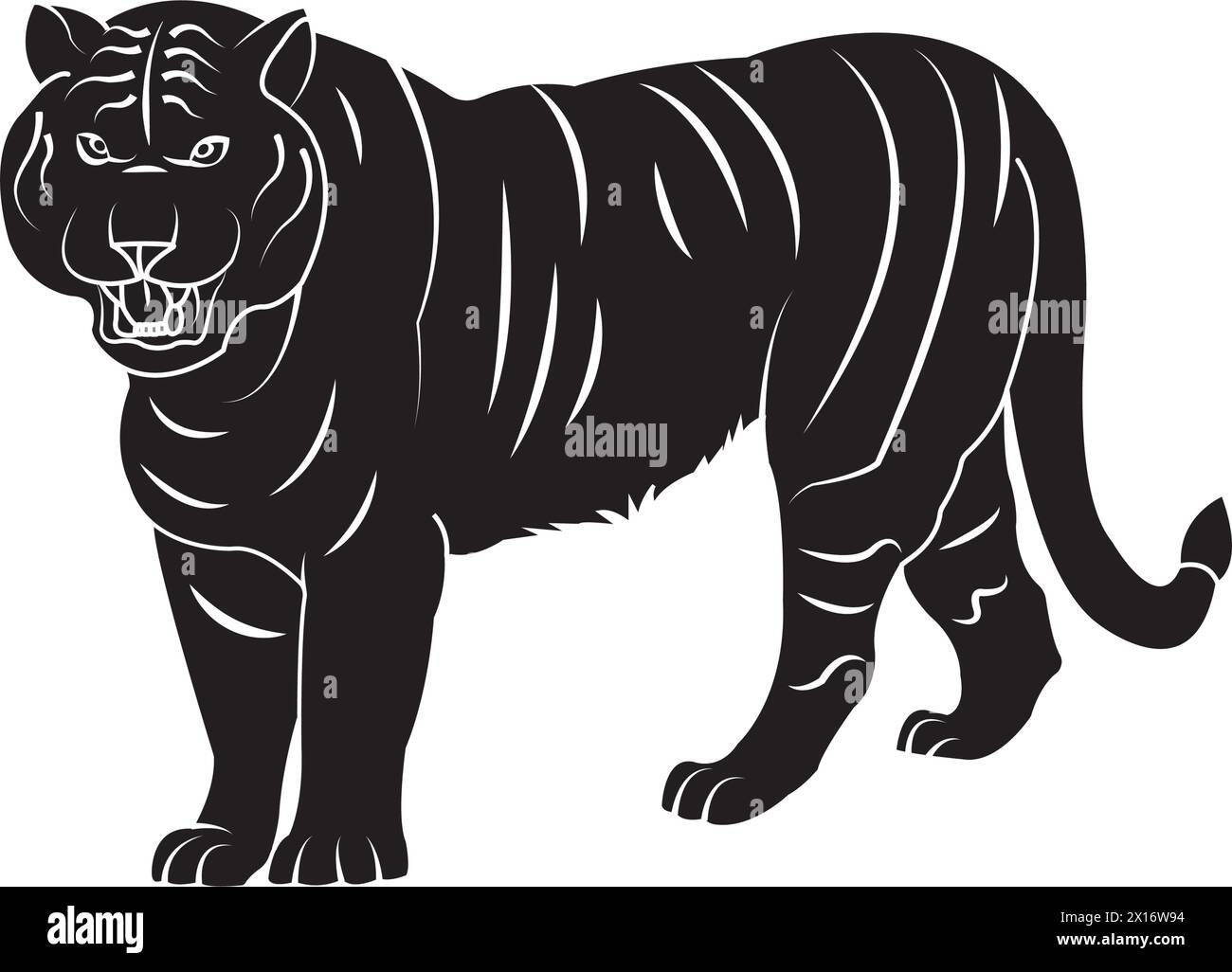 Tiger icon vector illustration simple design Stock Vector Image & Art ...