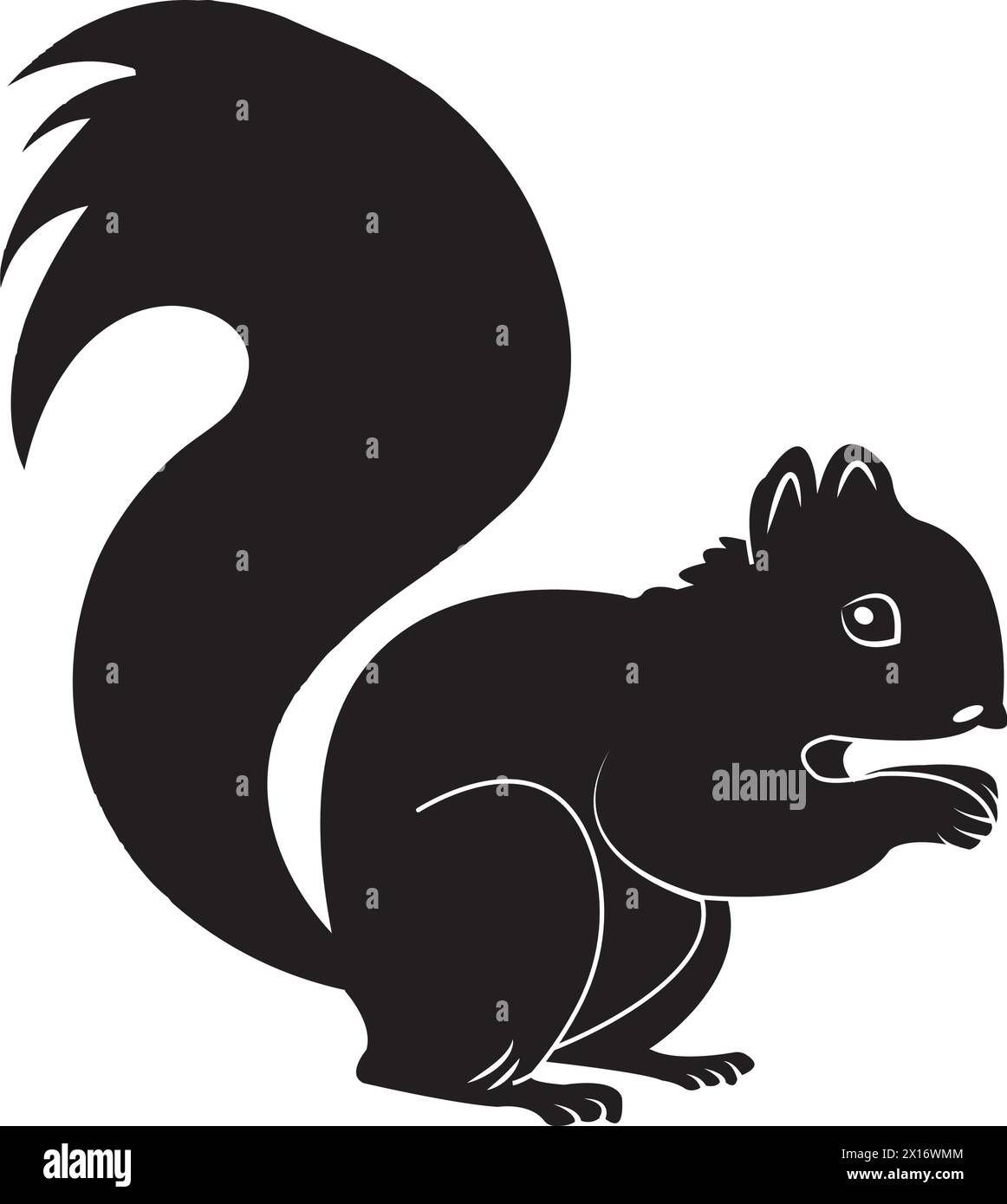 Squirrel icon vector illustration simple design Stock Vector Image ...