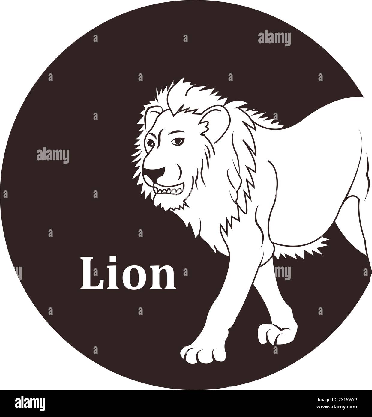 Lion icon vector illustration symbol design Stock Vector Image & Art ...