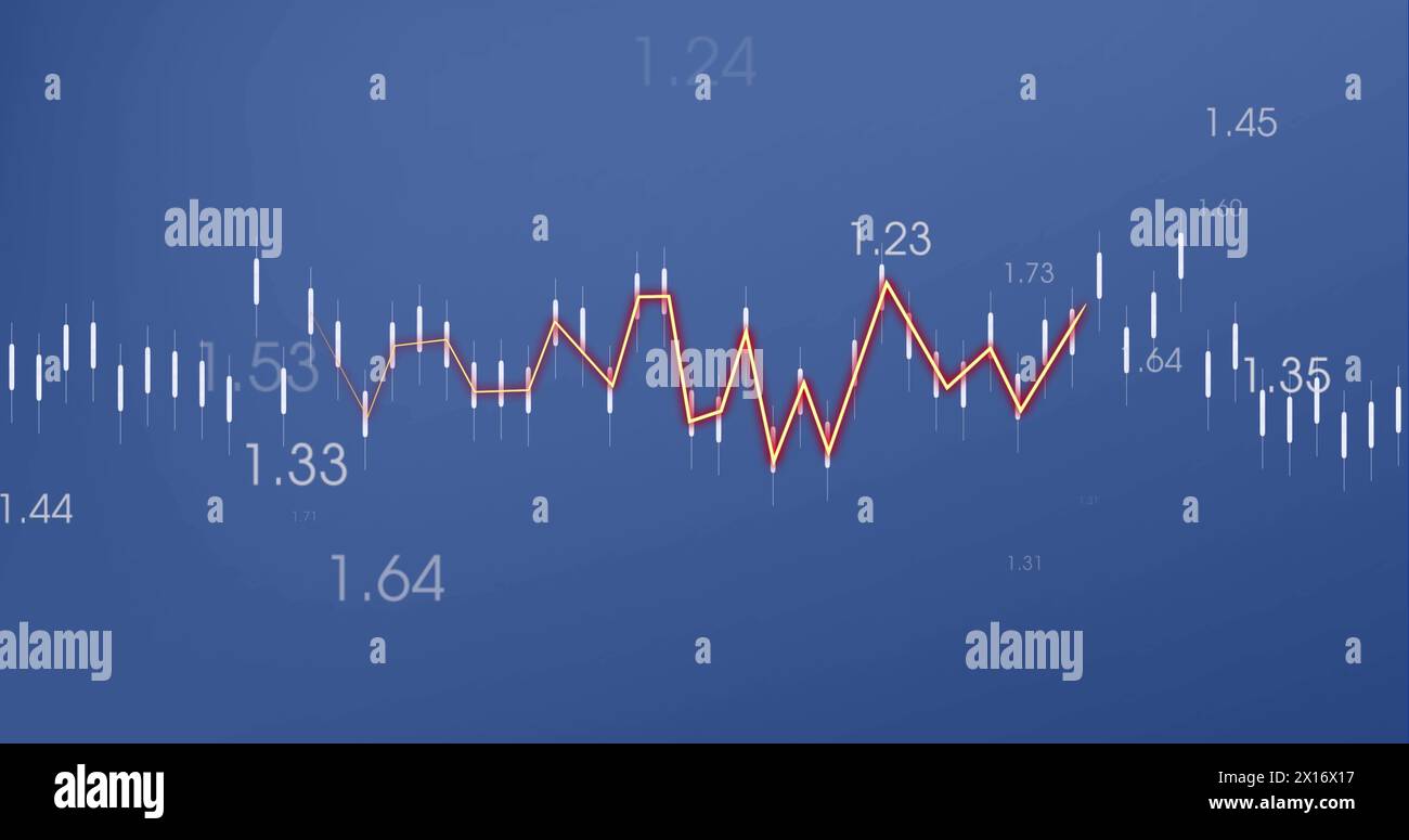 Digital data heartbeat graph animation hi-res stock photography and ...