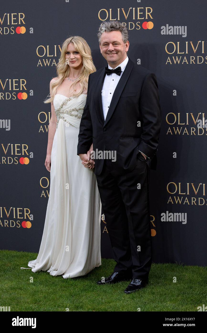 London, UK. 14th Apr, 2024. Actor Micheal Sheen and Girlfriend Anna ...