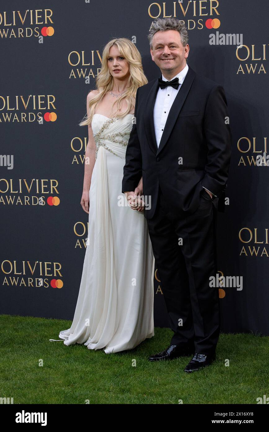 London, UK. 14th Apr, 2024. Actor Micheal Sheen and Girlfriend Anna ...