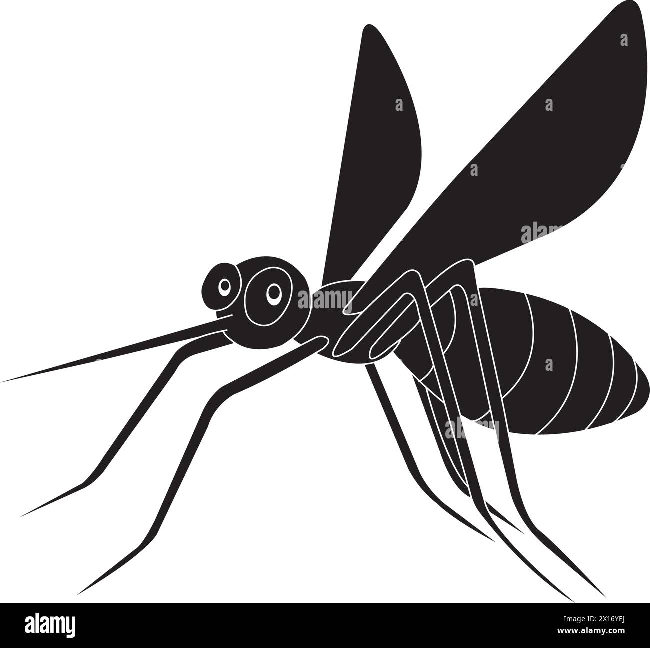 Mosquito icon vector illustration simple design Stock Vector Image ...