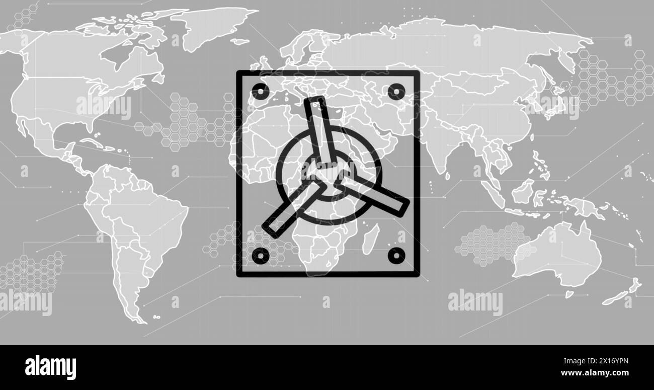 Financial data icon image Black and White Stock Photos & Images - Alamy