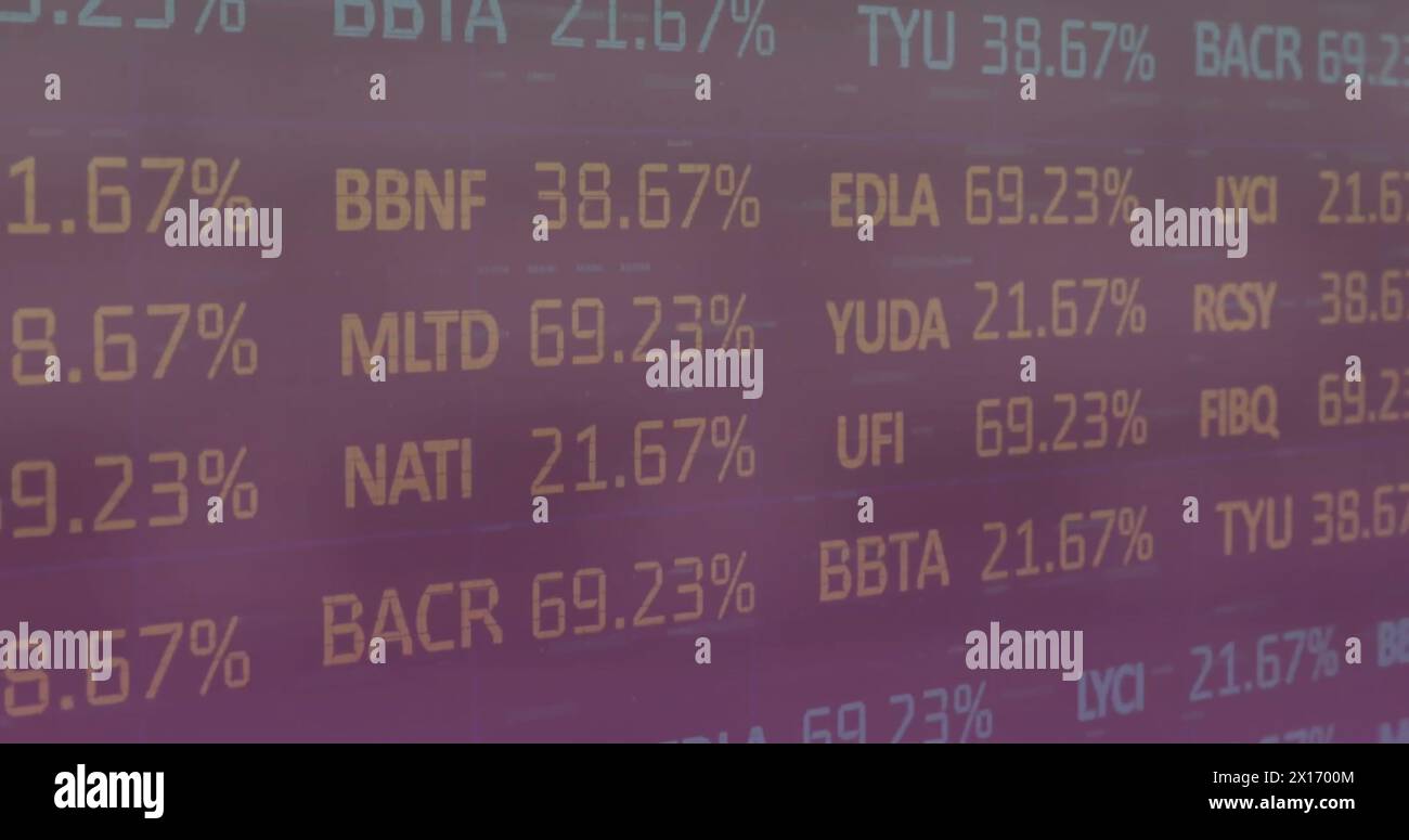 Animation stock market over world hi-res stock photography and images ...