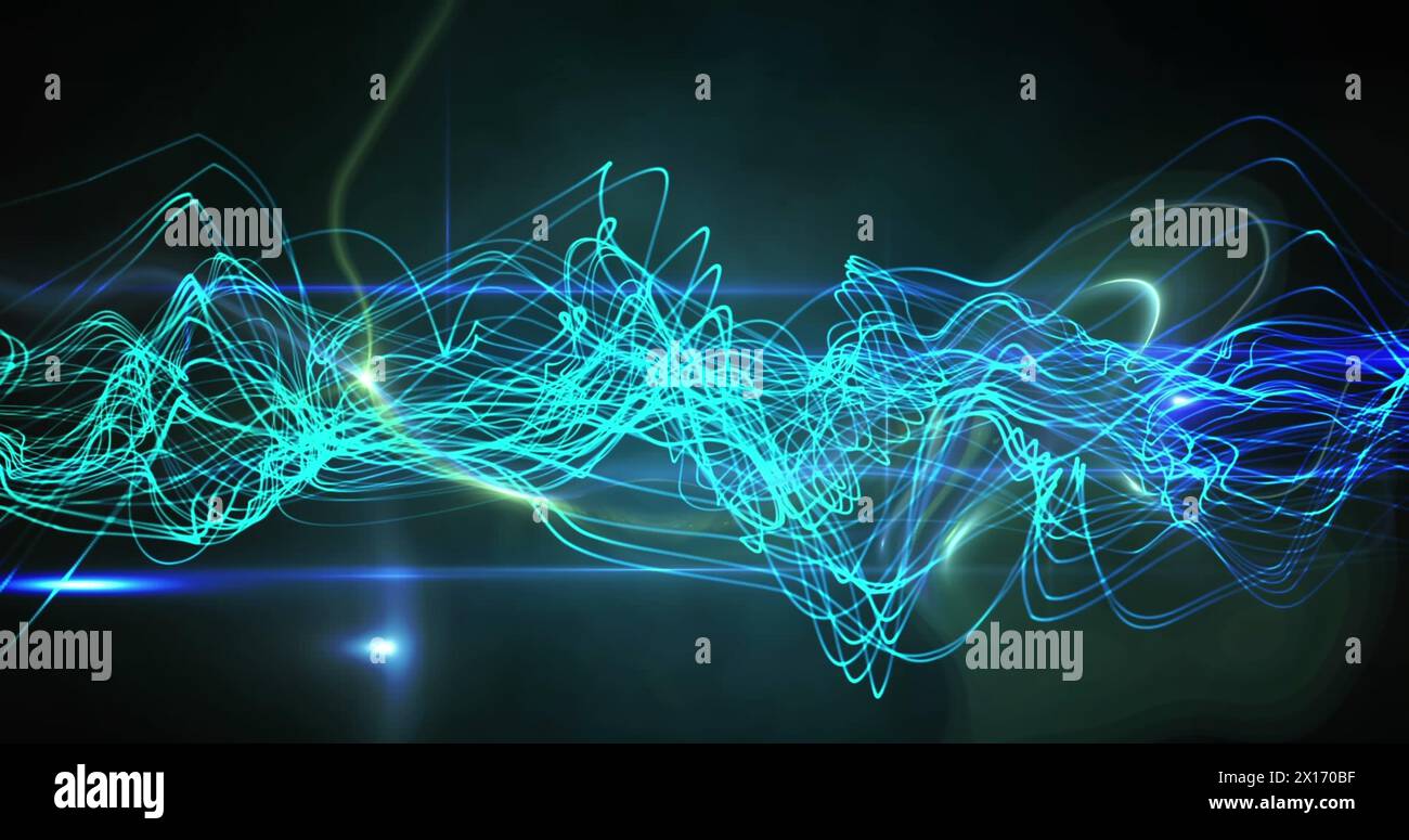Image of shapes over black background Stock Photo - Alamy