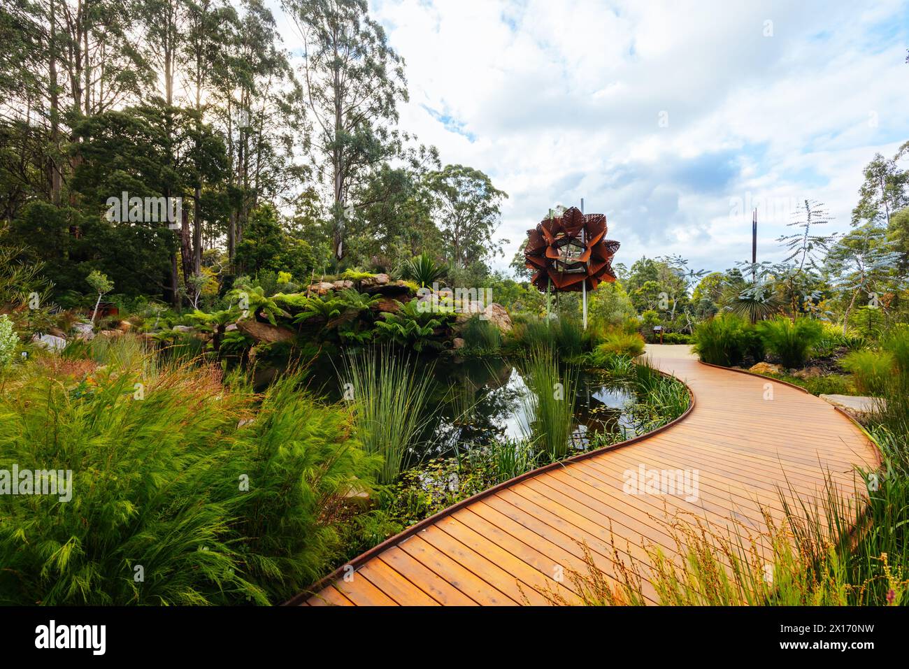 Dandenong Ranges Botanic Garden in Olinda Australia Stock Photo - Alamy