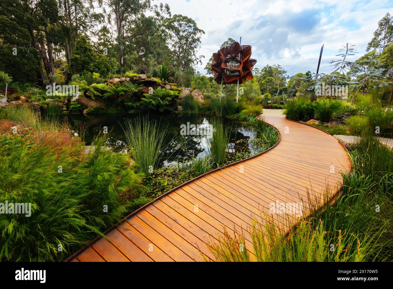 Dandenong Ranges Botanic Garden in Olinda Australia Stock Photo - Alamy
