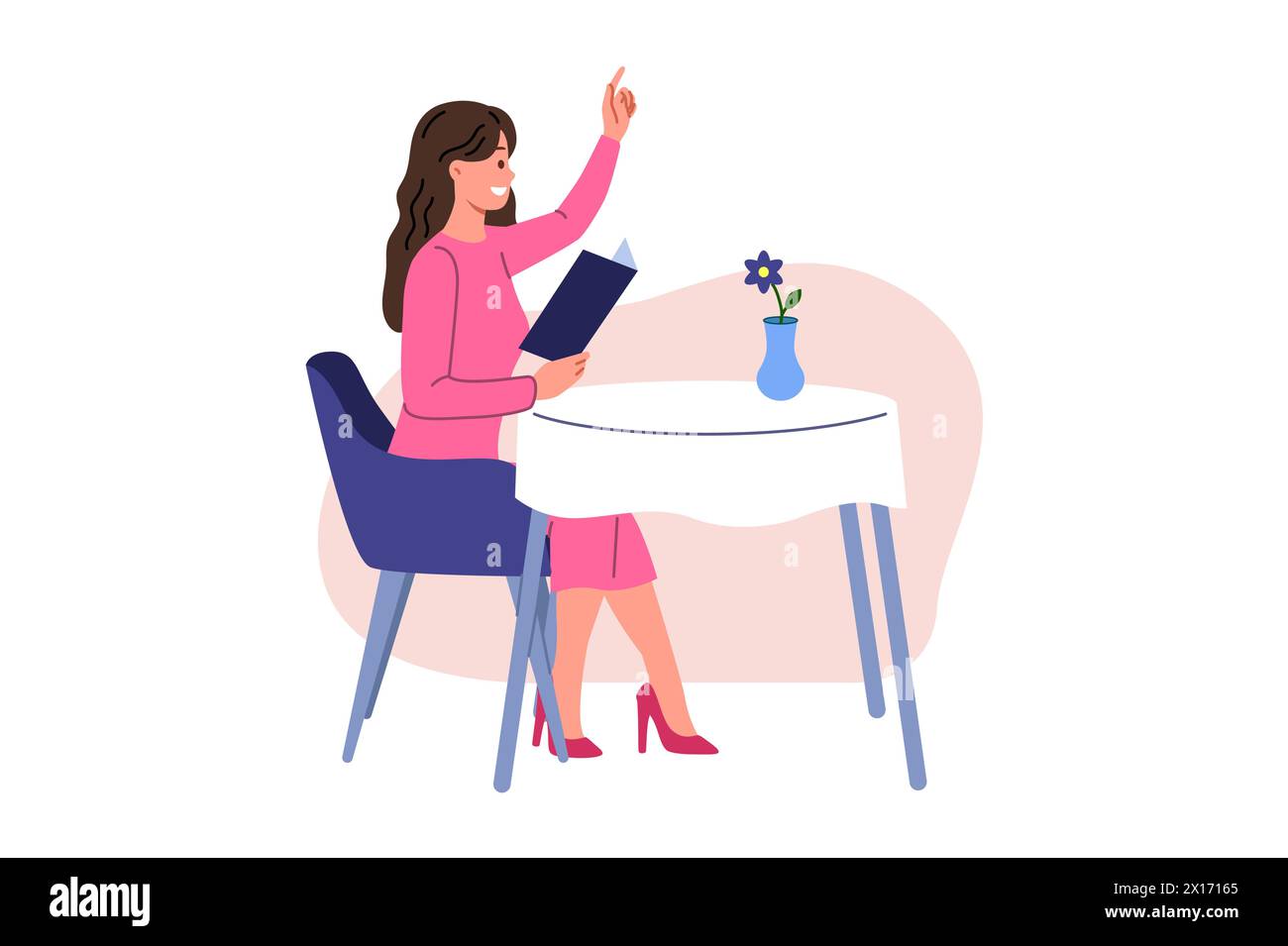 Call to order hotel meal Stock Vector Images - Alamy