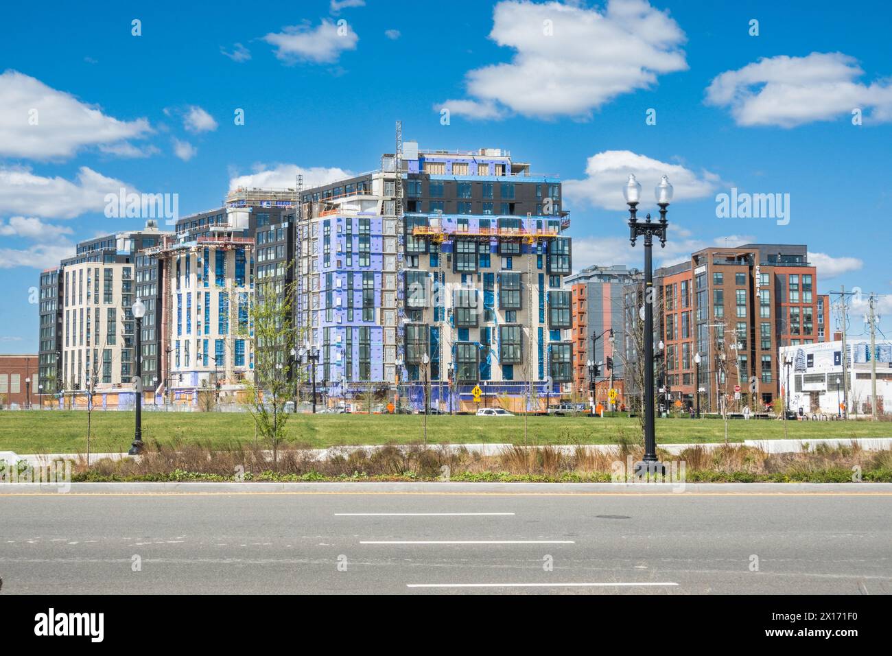 New Construction by the Nationals Baseball Stadium in Washington, DC ...