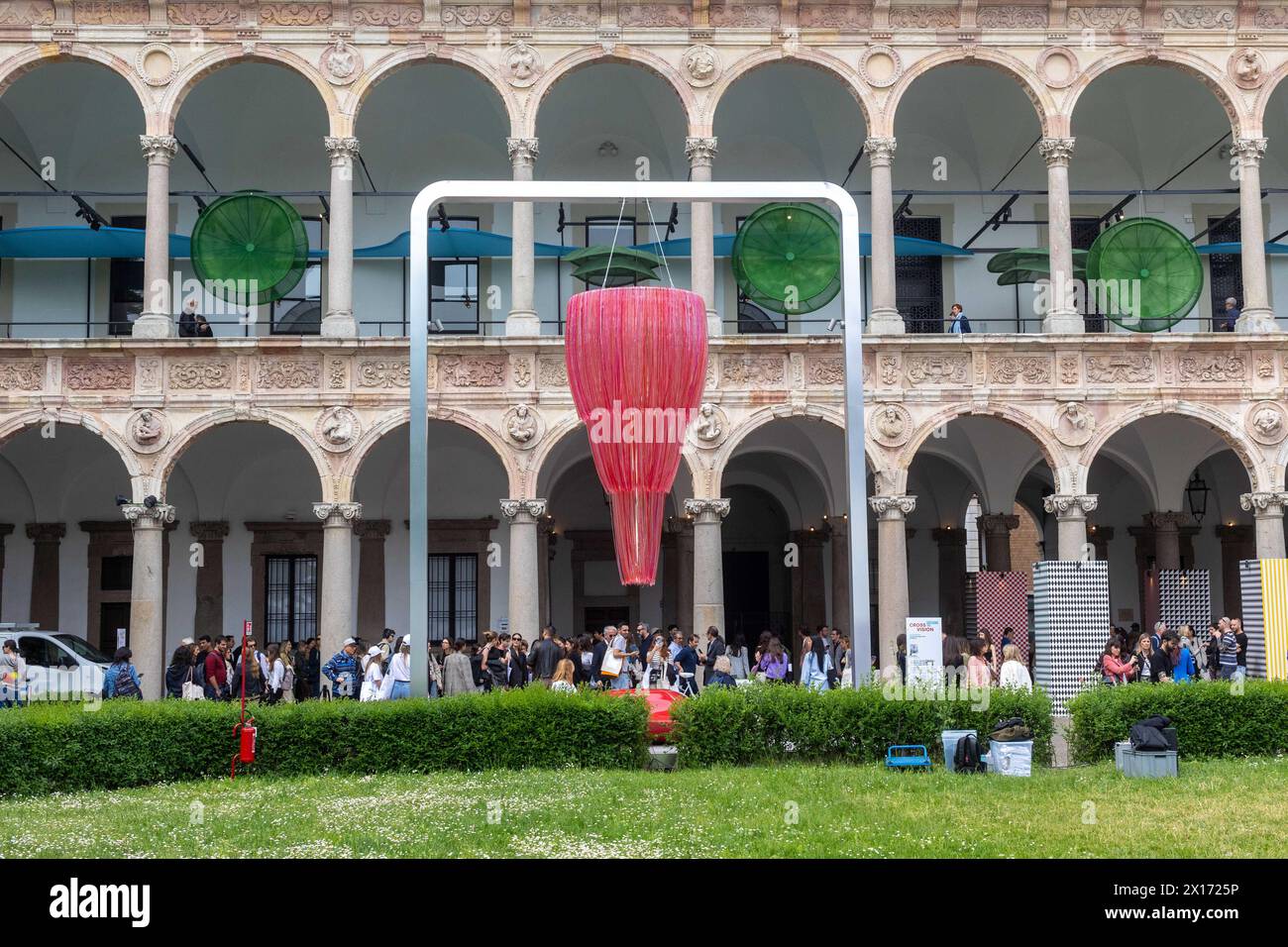Milano, Italia. 15th Apr, 2024. Installazione Kiko Milano di Jacopo ...