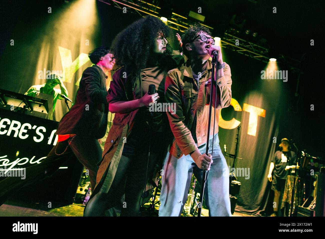 Milan, Italy. 14th Apr, 2024. English Post-punk Rock Band Yard Act ...