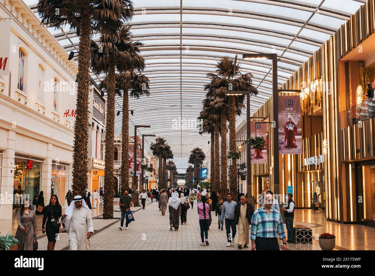 inside The Avenues, the largest shopping mall in Kuwait Stock Photo - Alamy