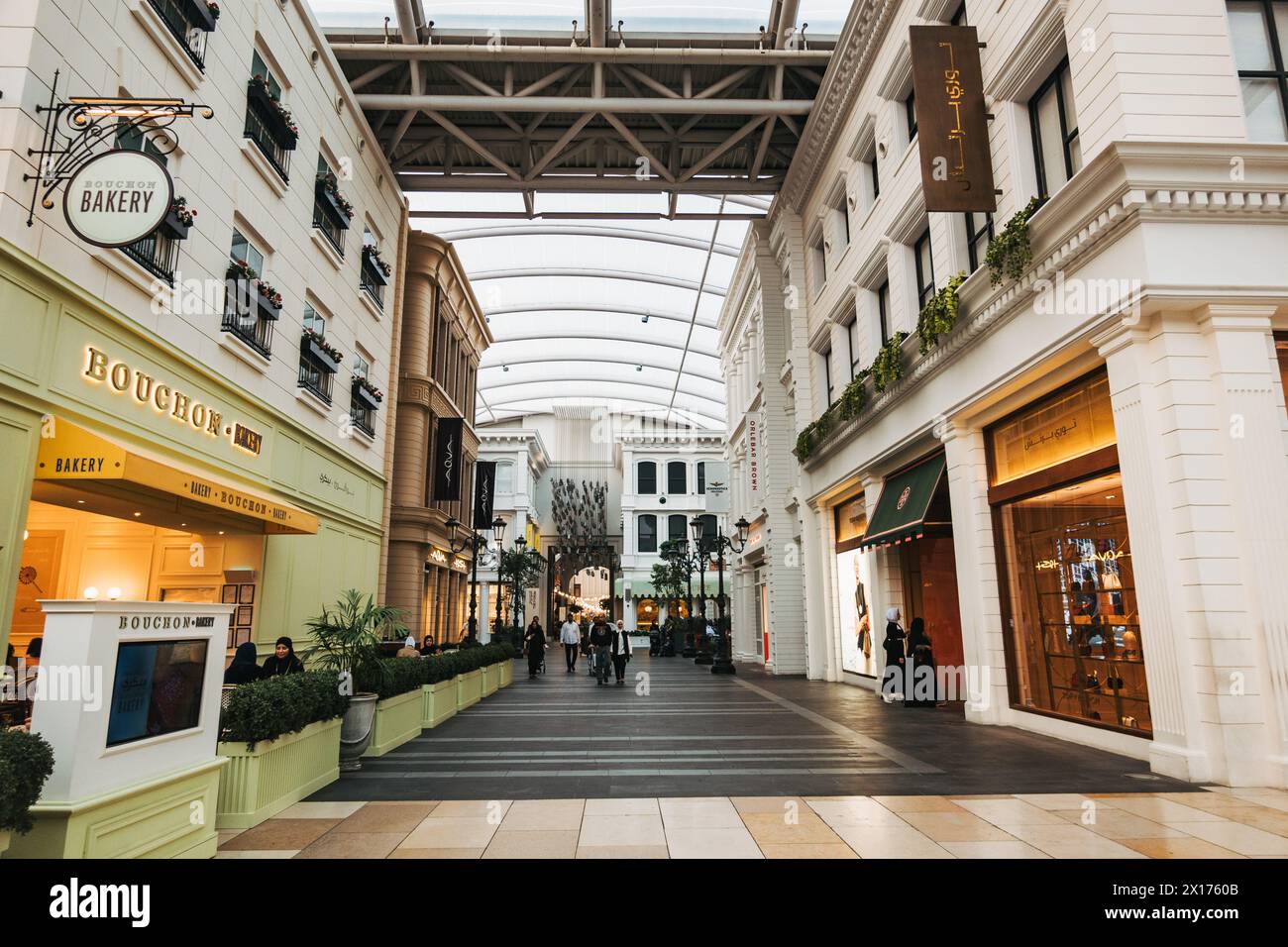 a European-inspired street inside The Avenues, the largest shopping ...