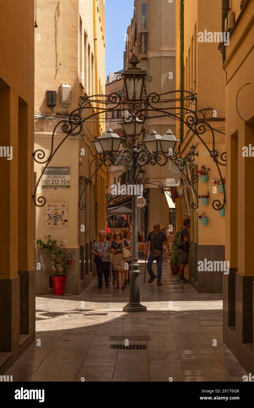 Malaga historic city center hi-res stock photography and images - Alamy