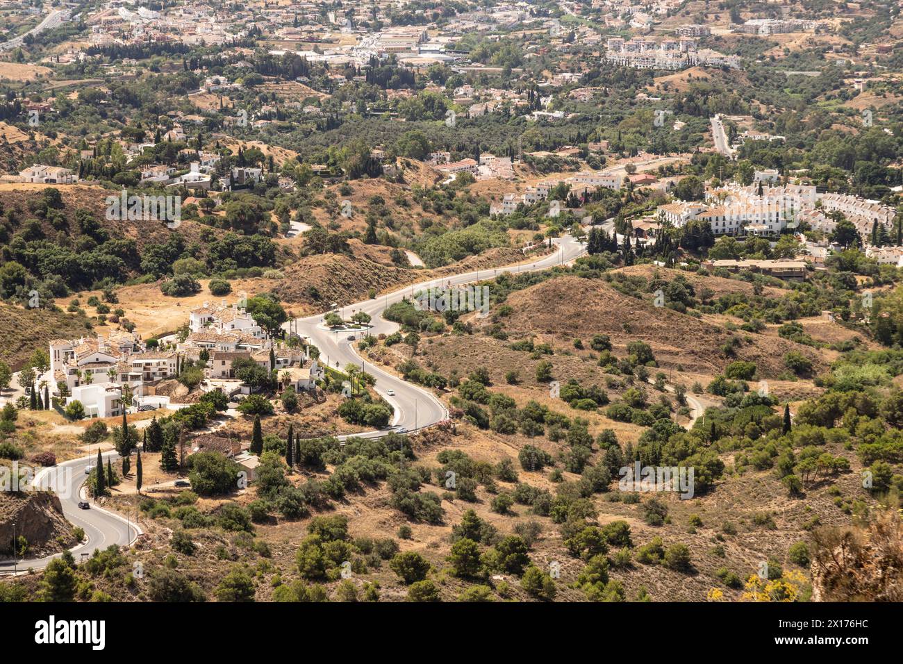 Mountain landscape in the vicinity of the famous mountain village of ...
