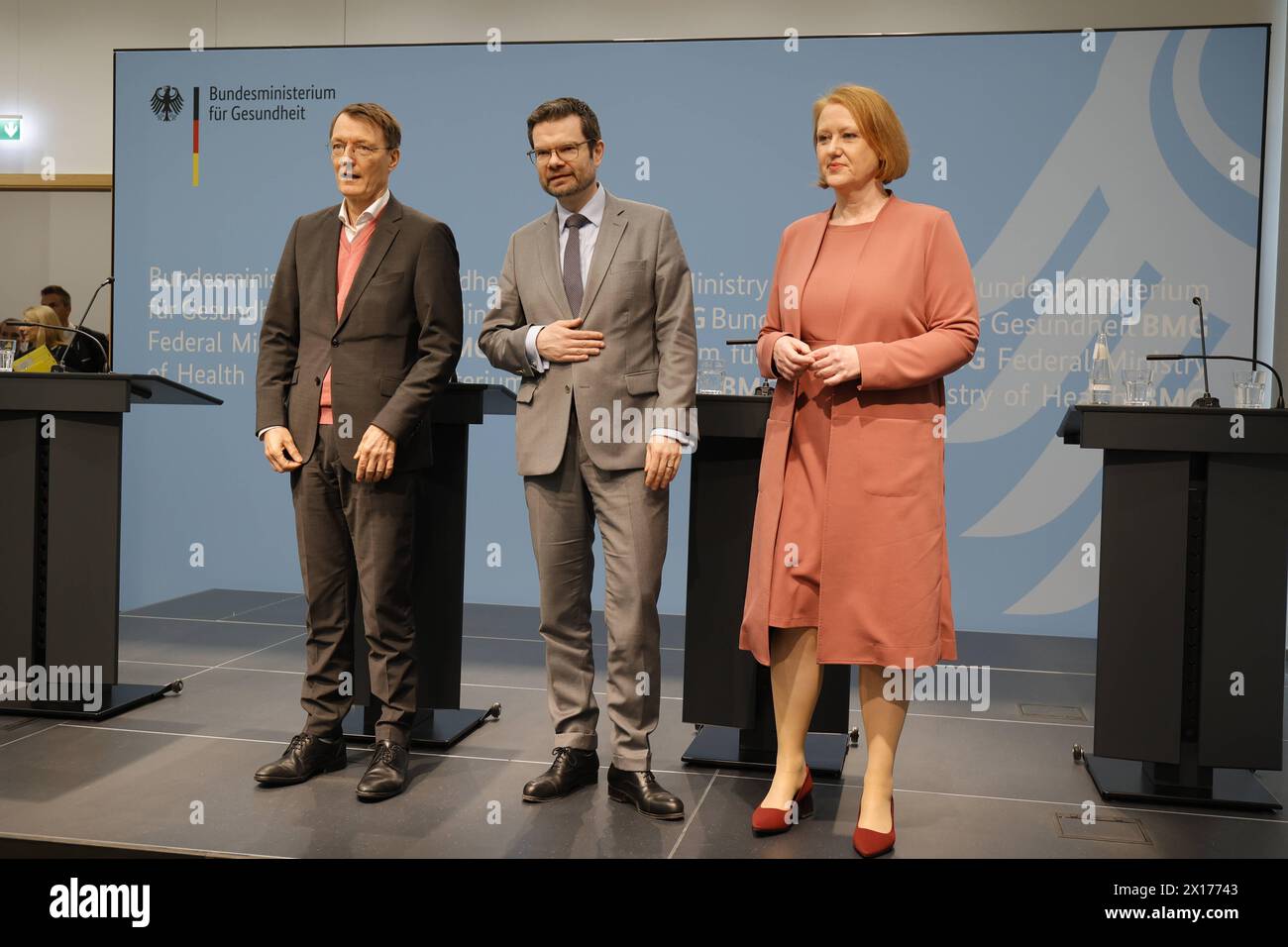 Bundesgesundheitsminister Prof. Dr. Karl Lauterbach , Marco Buschmann ...