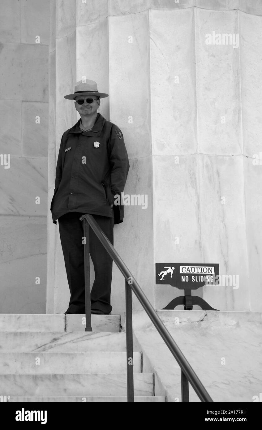 Washington dc warning sign Black and White Stock Photos & Images - Alamy