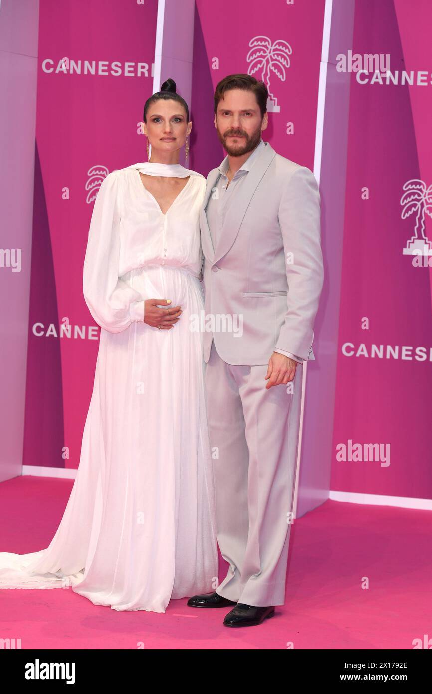 CANNES, FRANCE - APRIL 07: Felicitas Rombold and Daniel Brühl attend ...
