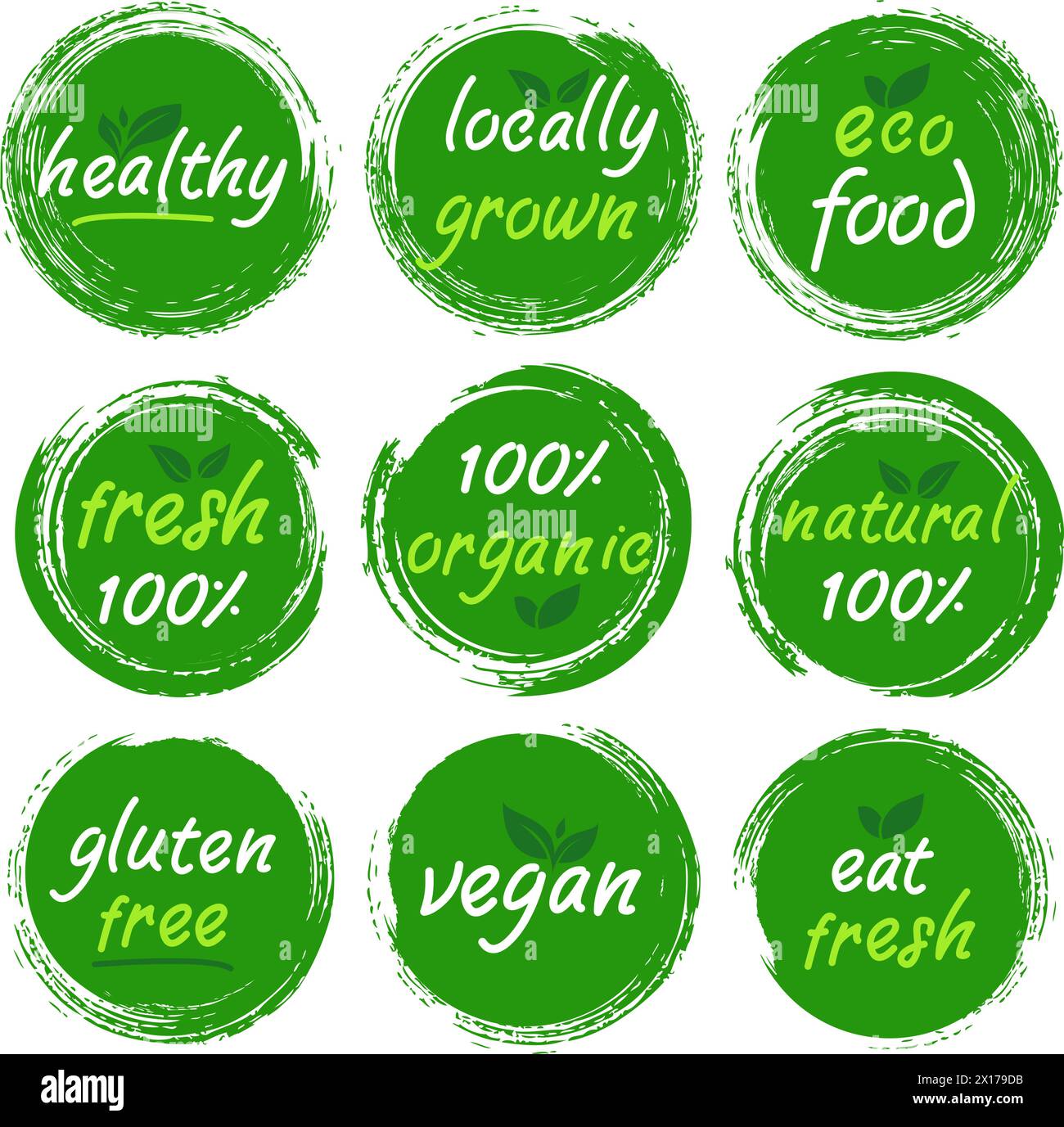 Grunge circles text template Stock Vector Images - Alamy