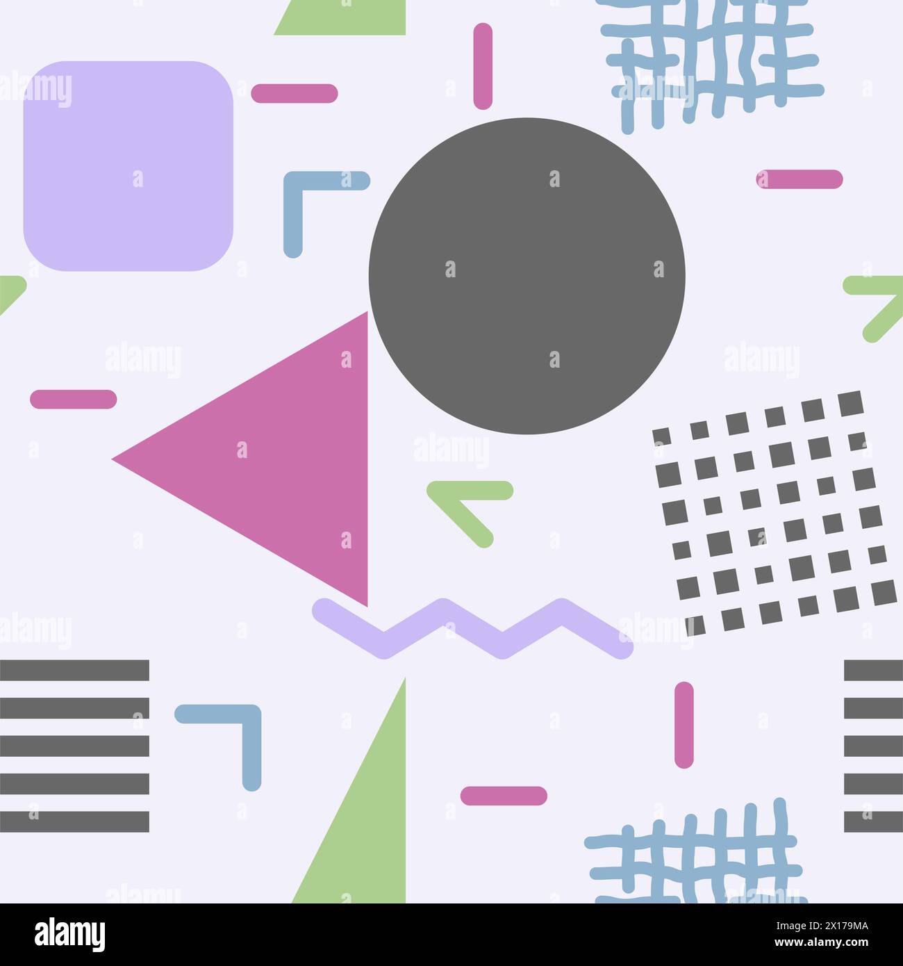 1980s vector geometric shapes hi-res stock photography and images - Alamy