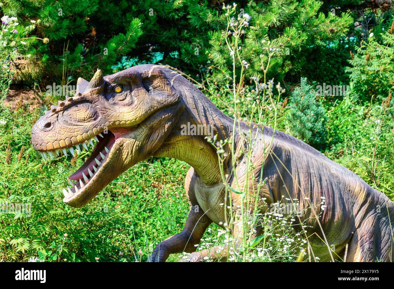 Dinosaurs Alive, animatronic themed exhibition Stock Photo - Alamy