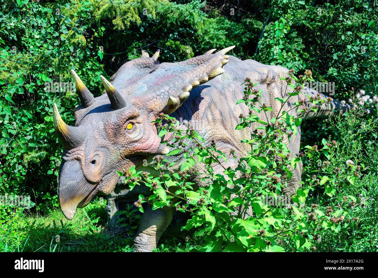 Dinosaurs Alive, animatronic themed exhibition Stock Photo - Alamy