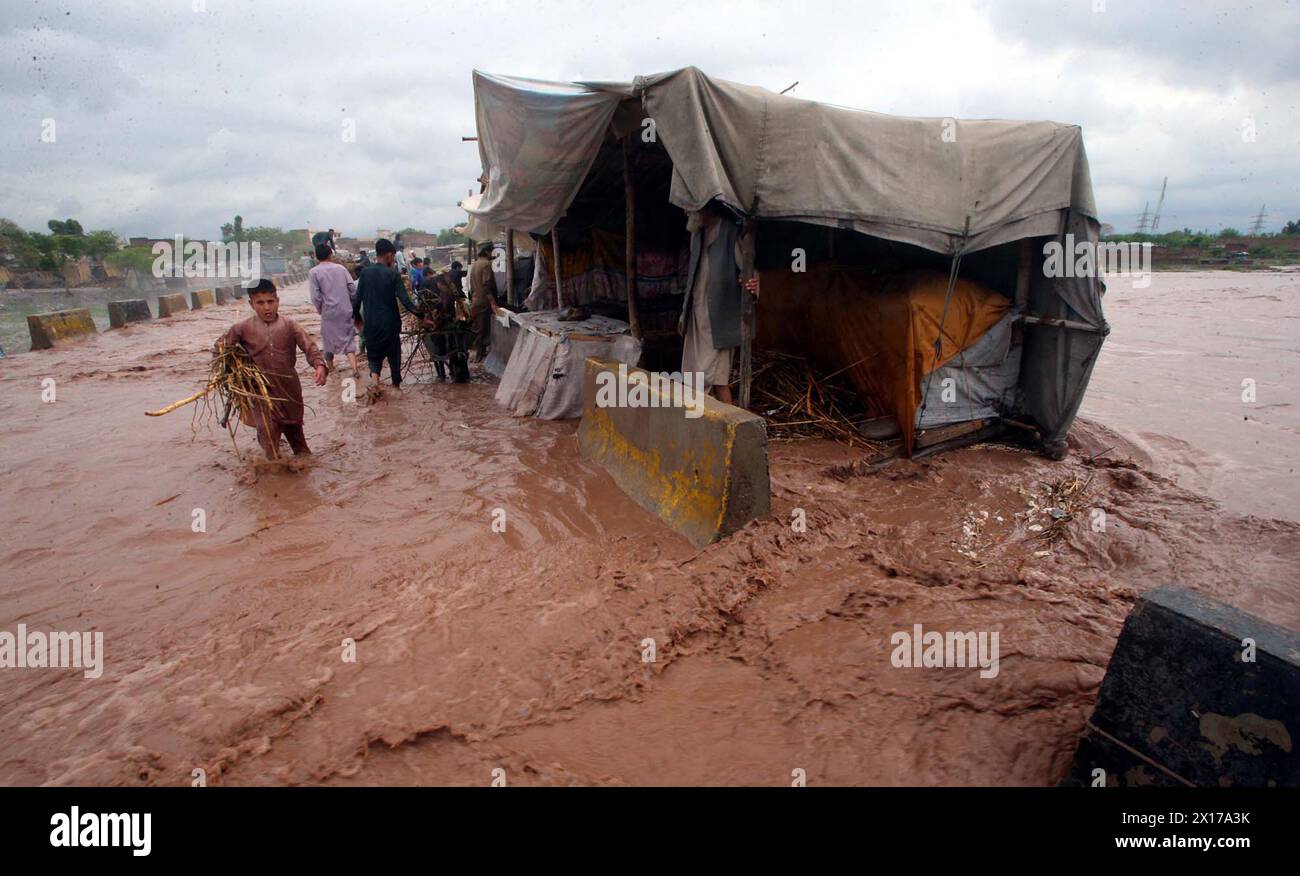 Commuters are facing difficulties in transportation due to flood flowed ...