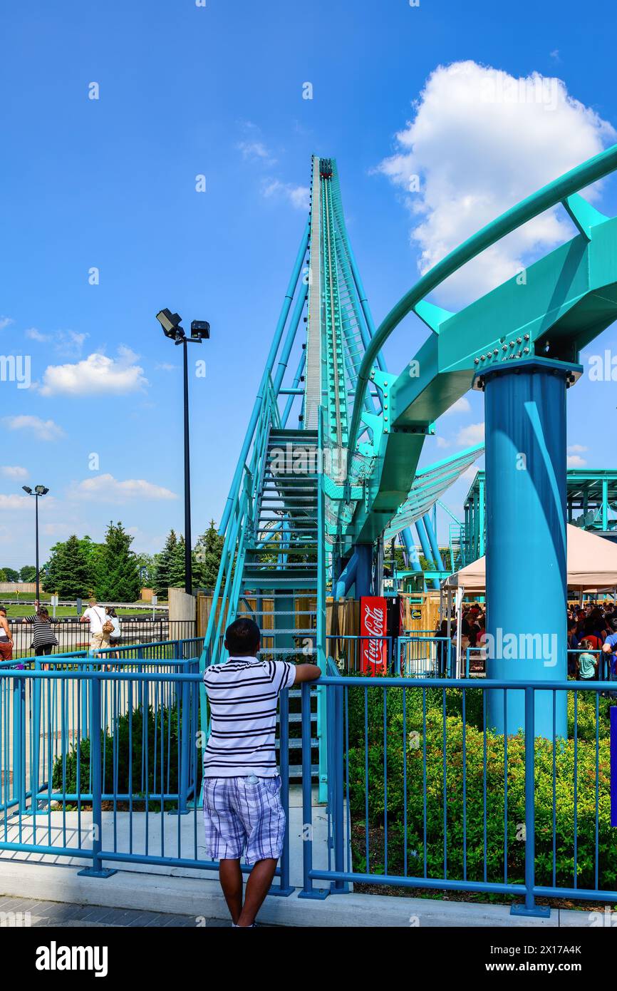 Leviathan Roller Coaster, Canada Wonderland, Vaughan, Ontario, Canada ...