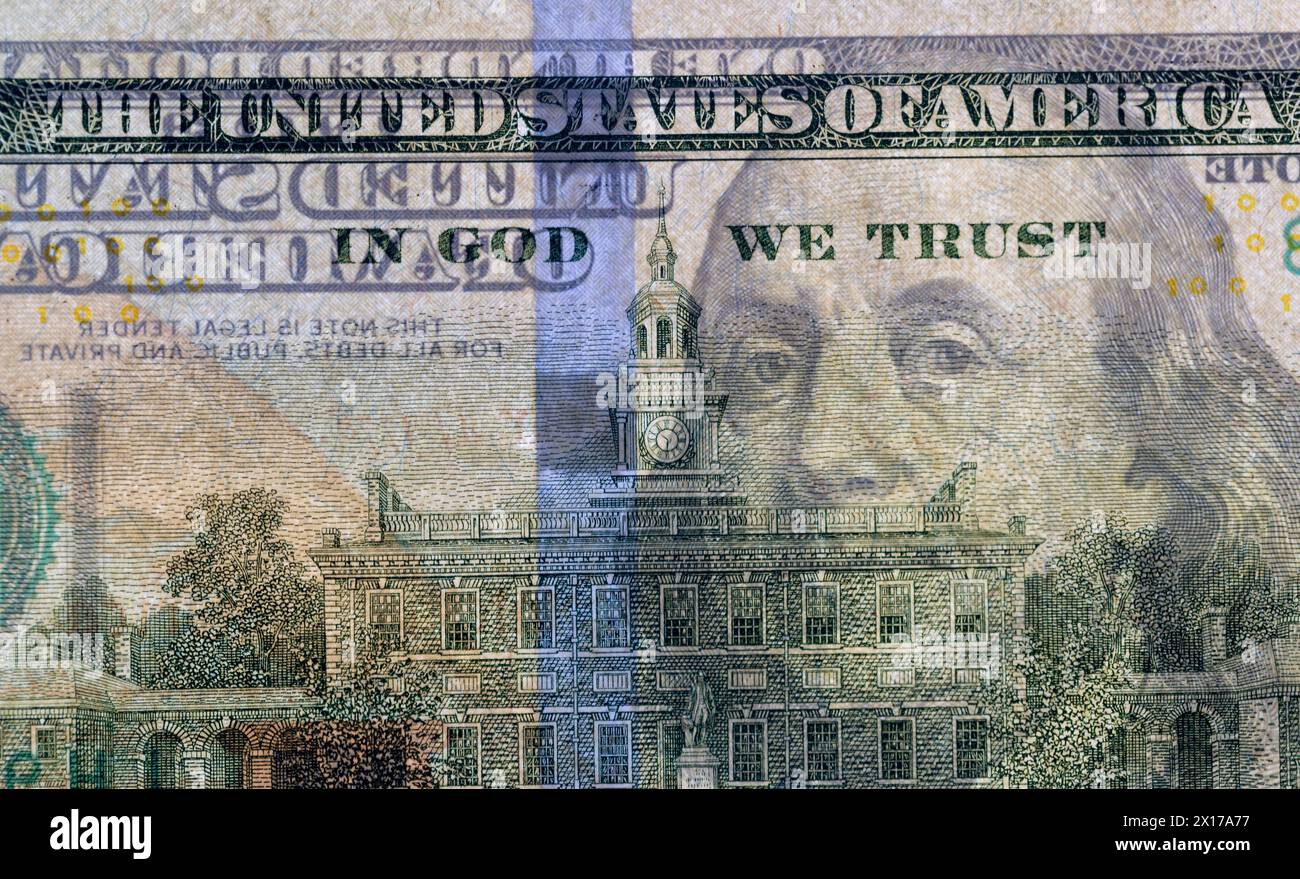 American cash dollars close-up , a large amount of cash American ...