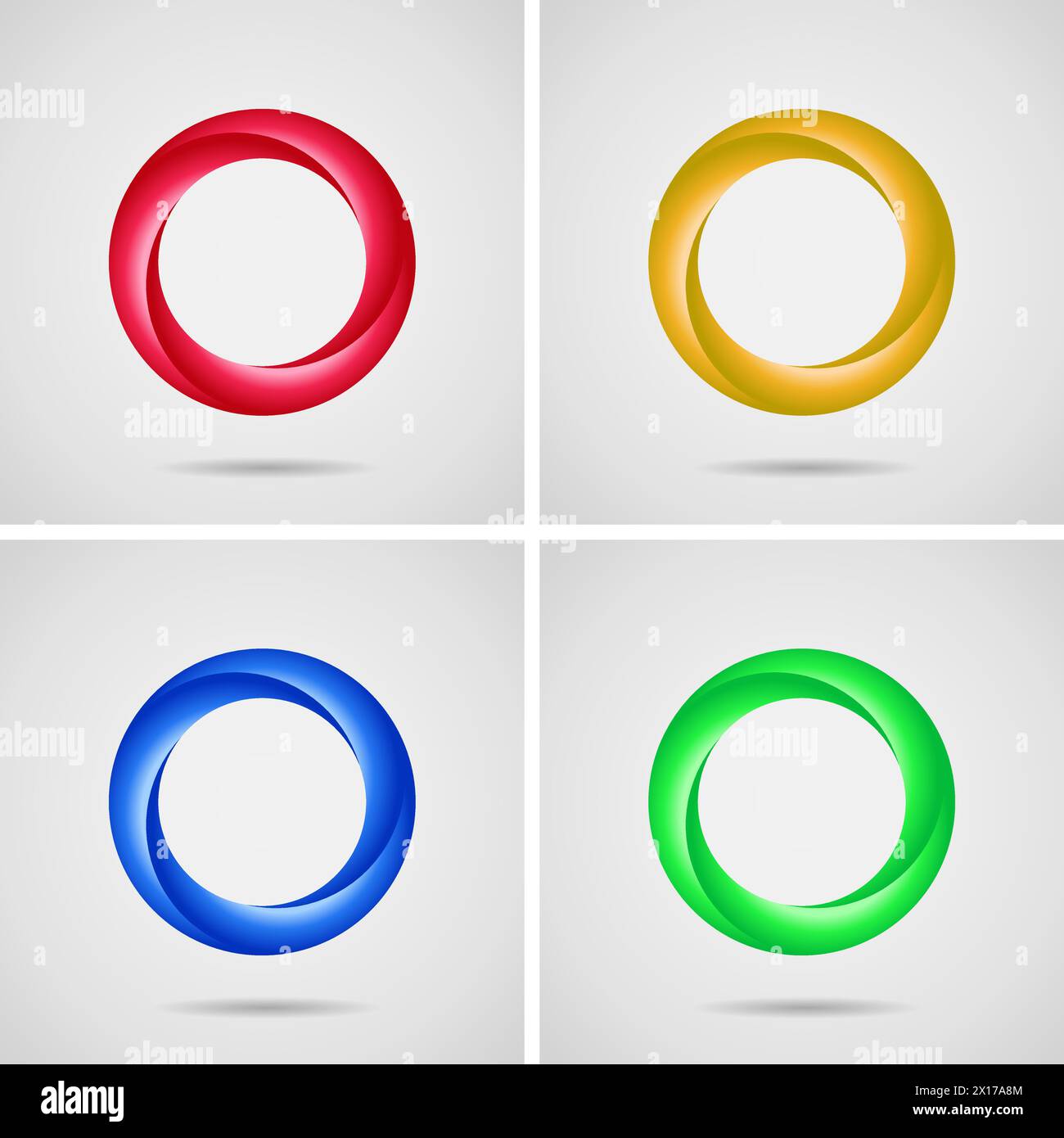 vector background of round wheel spiral circles with bright colors ...