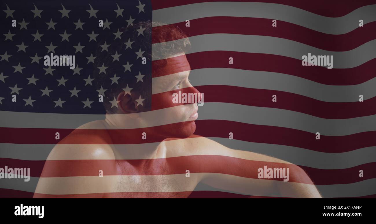 Animated usa flag isolated hi-res stock photography and images - Alamy
