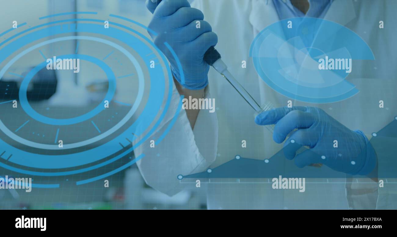 Animation scope scanning medical data hi-res stock photography and ...