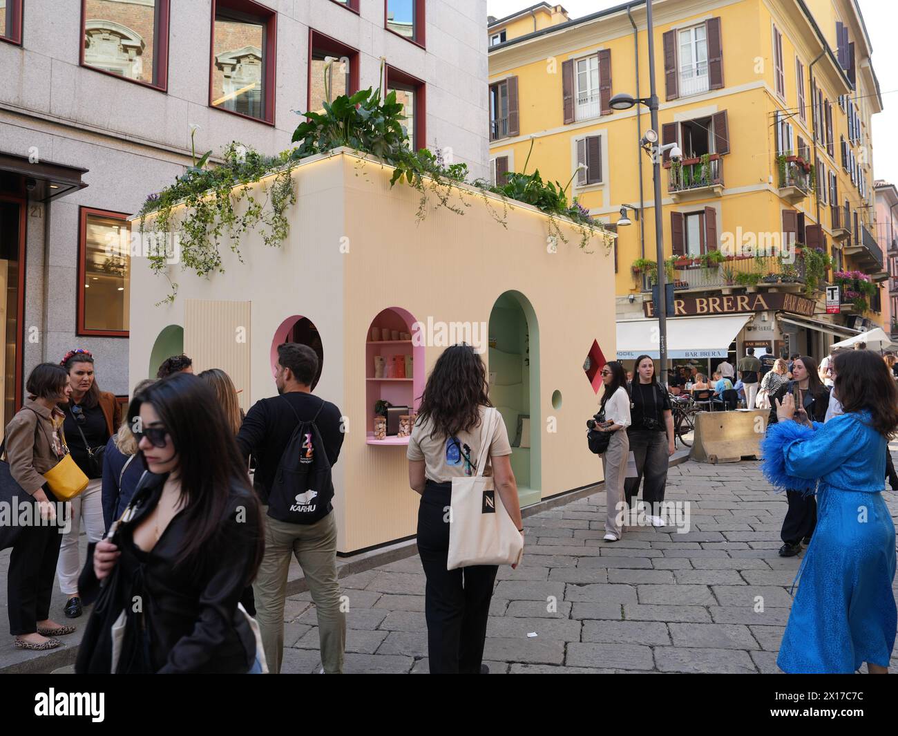 Milan - Fuorisalone 2024 - Brera area - Editorial Usage Only Stock ...