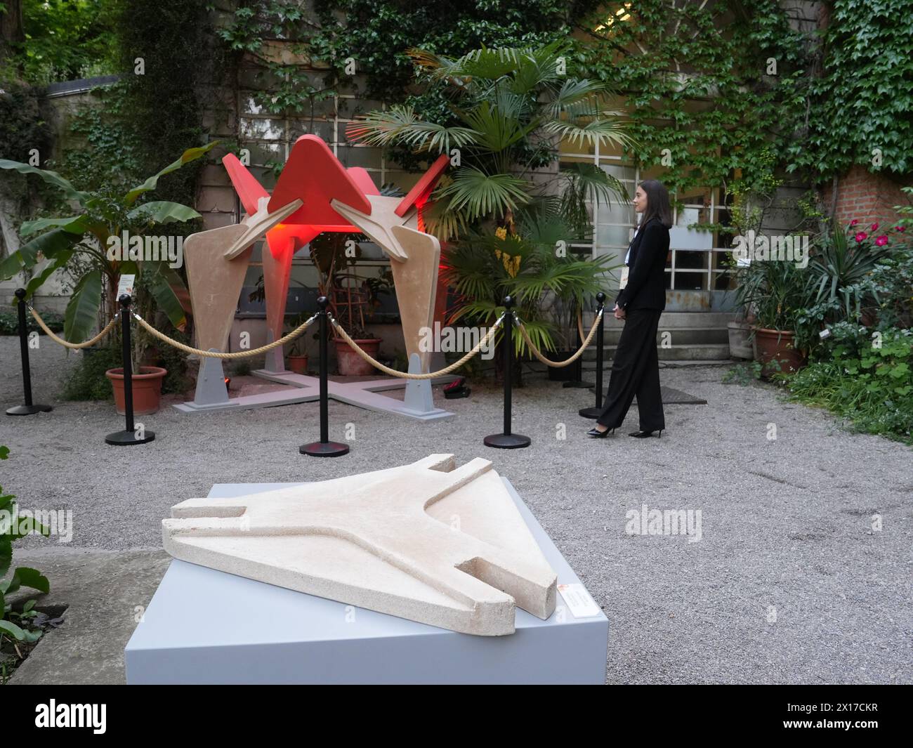 Milan - Fuorisalone 2024 - Brera area - visitors to the orthobotanist ...
