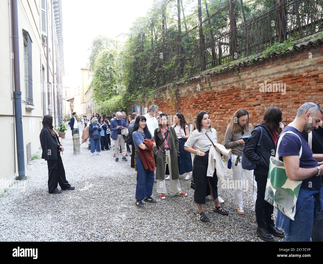 Milan - Fuorisalone 2024 - Brera area - visitors to the orthobotanist ...