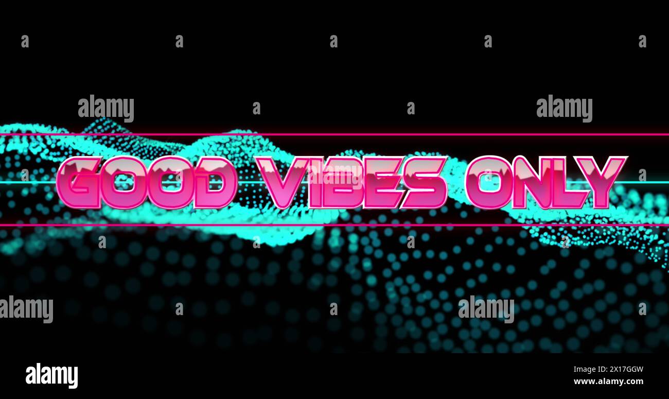 Animation vibes text on green hi-res stock photography and images - Alamy
