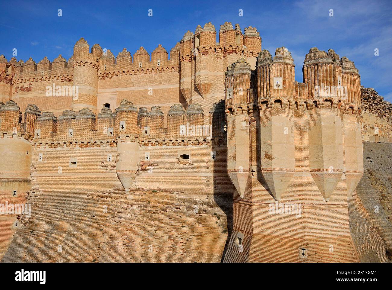 Coca castle castile leon spain hi-res stock photography and images - Alamy
