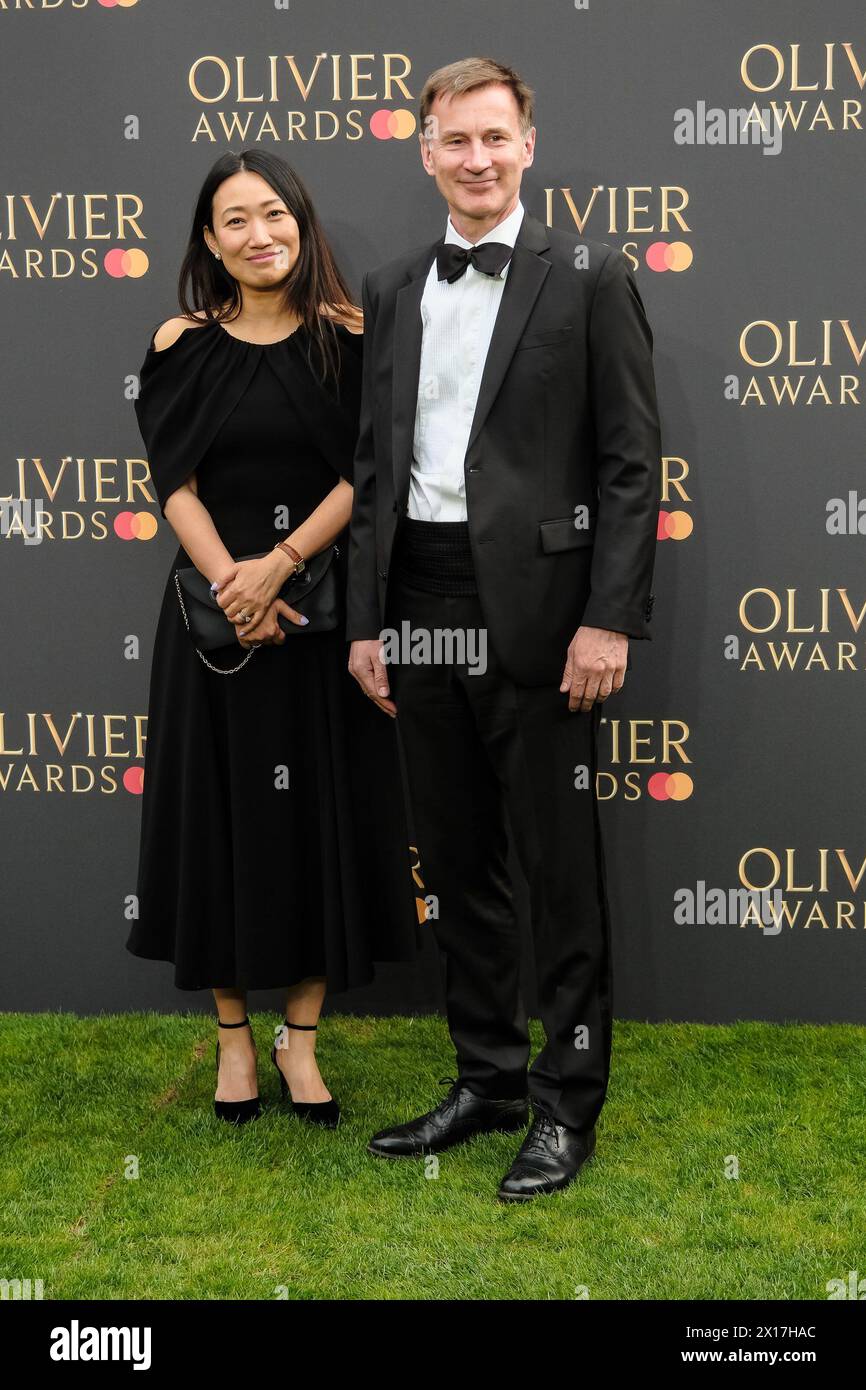 Lucia Hunt and Rt Hon Jeremy Hunt MP photographed arriving at the ...
